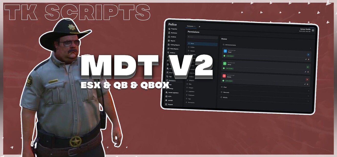 Advanced MDT Script - tk_mdt V2 - FiveM Releases - Cfx.re Community