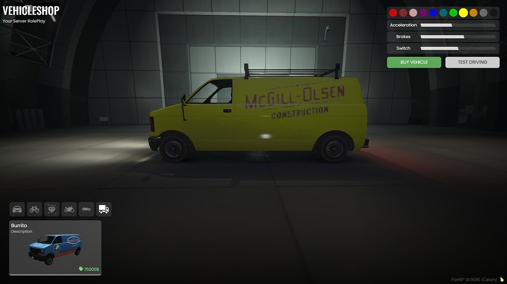 Infinity - Vehicleshop - FiveM Releases - Cfx.re Community