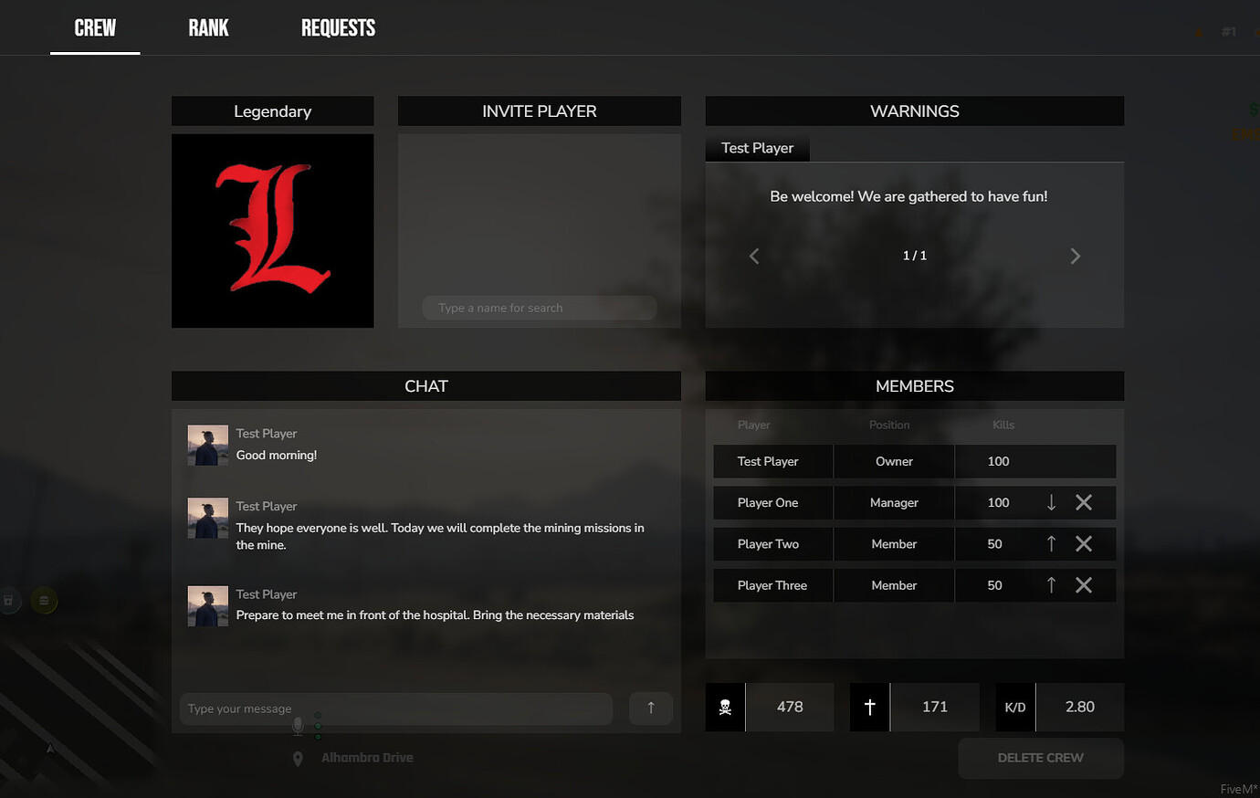 Crew System [PAID] - FiveM Releases - Cfx.re Community