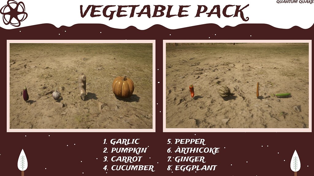 [Paid] [PROP] Vegetable Prop Package - RedM Releases - Cfx.re Community