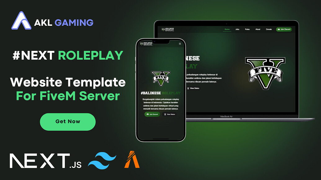 NEXT ROLEPLAY V1 | WEBSITE TEMPLATE FOR FIVEM SERVER - FiveM Releases - Cfx.re Community