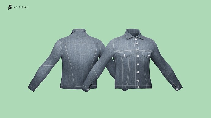 Button-Up Denim Jacket (MP Male) - FiveM Releases - Cfx.re Community