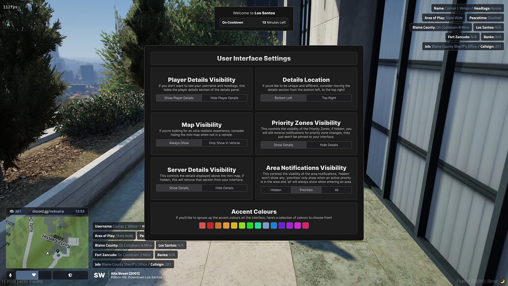 Advanced vMenu HUD - Nex HUD - FiveM Releases - Cfx.re Community
