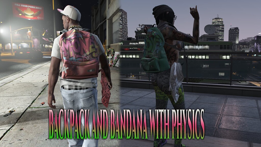 [PAID] Backpack and Bandana with Physics - FiveM Releases - Cfx.re ...