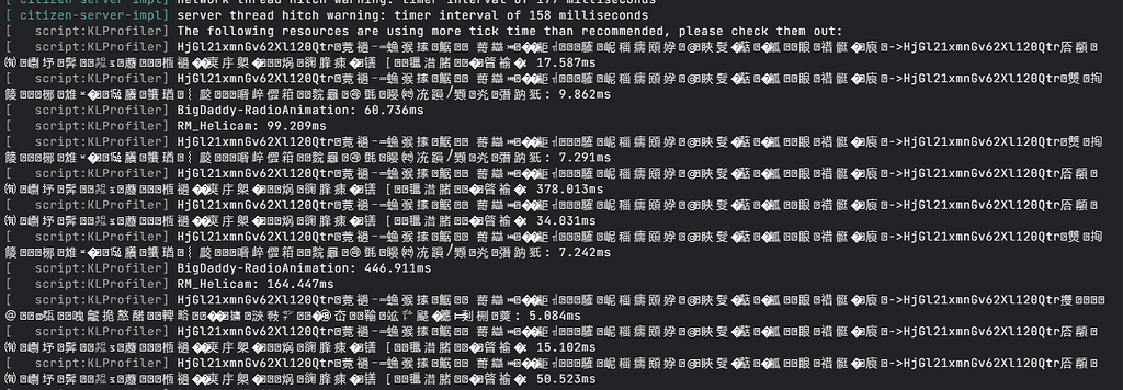 Hidden script causes hitch warnings? - Resource Support - Cfx.re Community