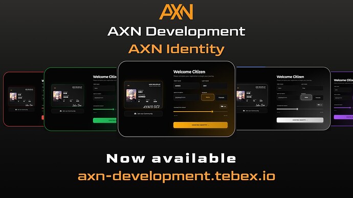[PAID] AXN Development AXN Identity ESX - FiveM Releases - Cfx.re Community