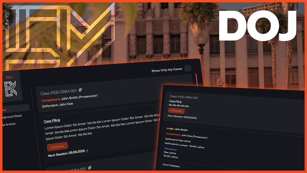 BK DOJ - The Ultimate Court & Department of Justice System for FiveM ...