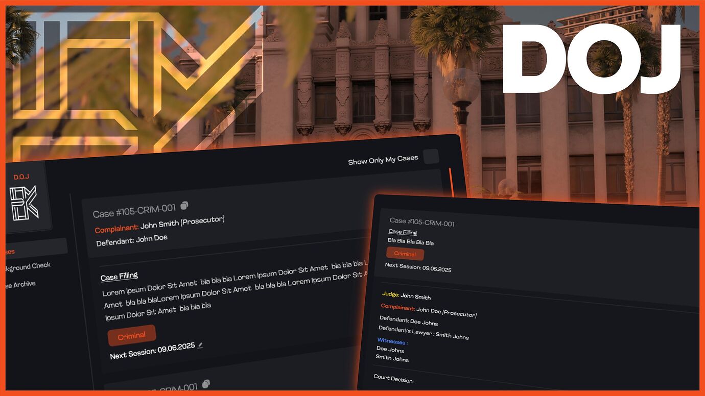 BK DOJ - The Ultimate Court & Department of Justice System for FiveM ...