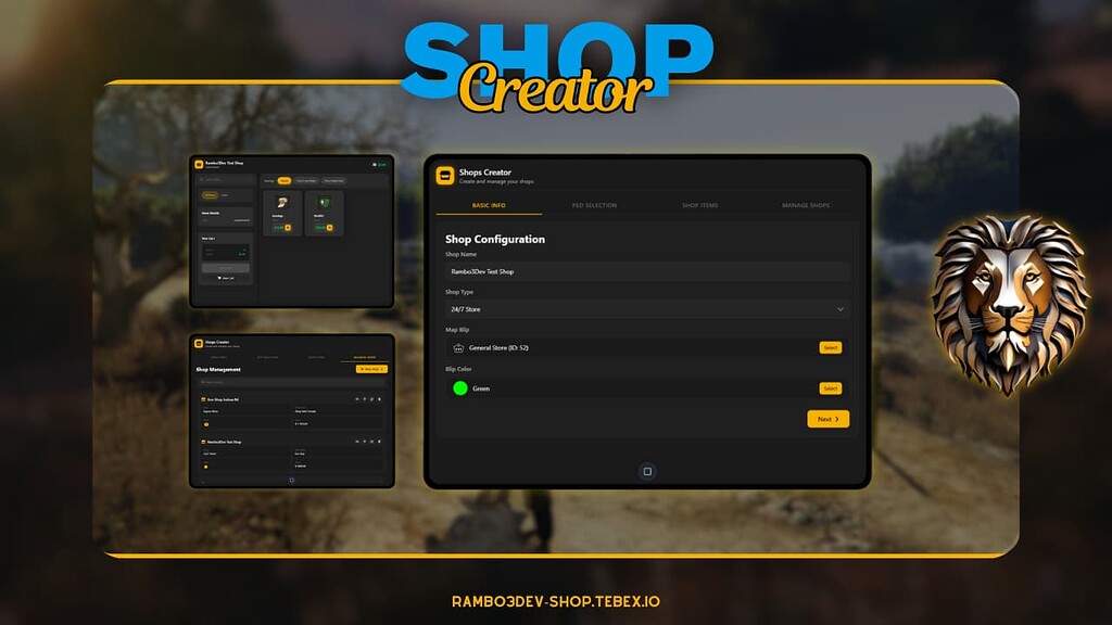 [PAID] Rambo3Dev Shops Creator - Advanced Shop Management System [ESX ...