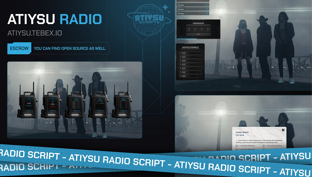 [QB & ESX] Advanced Radio Script | Most Advanced Walkie-Talkie - FiveM ...