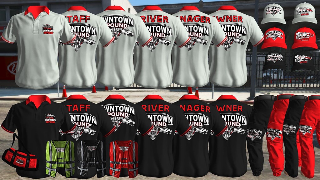Downtown Impound Uniform For Male and Female [On Sale] - FiveM Releases ...