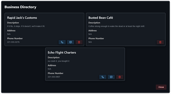 [Standalone] FS-NowOpen - Modern Business Directory with LB-Phone ...