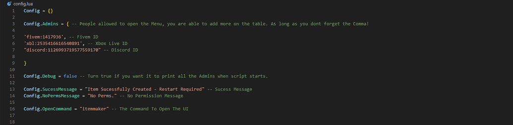 [QB] [QBCore] Advanced Item Creator - FiveM Releases - Cfx.re Community