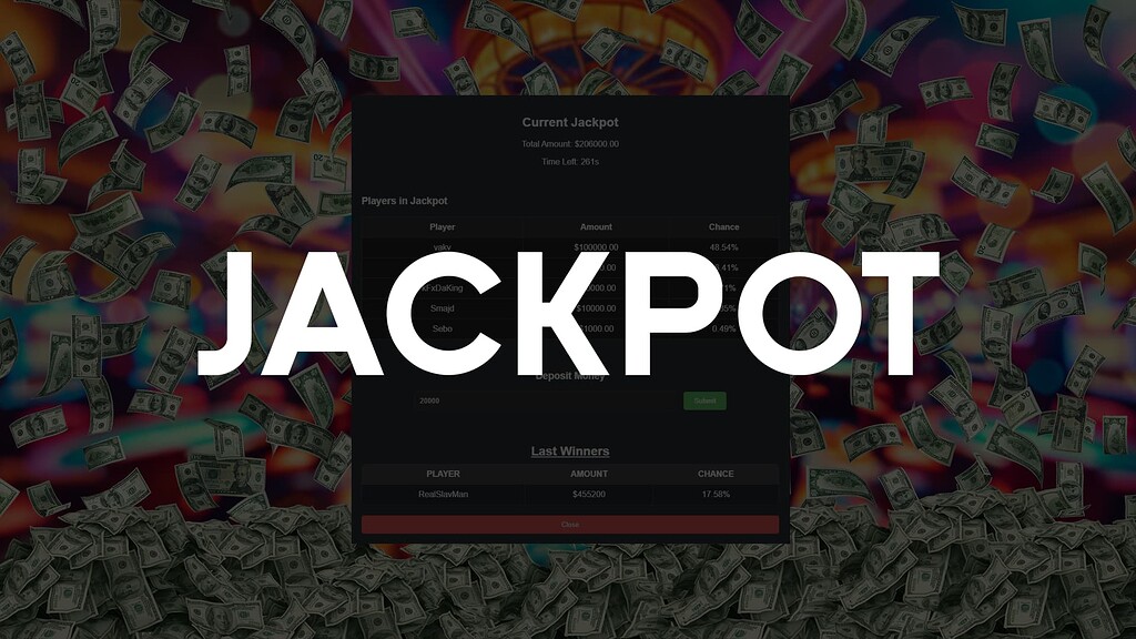 [ESX] FiveM Jackpot Raffle - FiveM Releases - Cfx.re Community