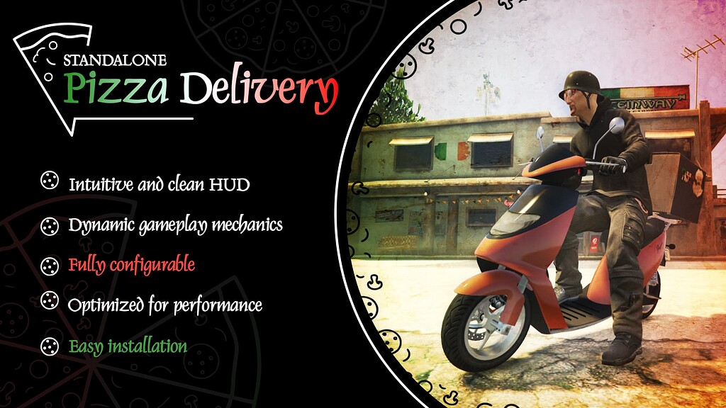 [STANDALONE] Pizza Delivery Job - FiveM Releases - Cfx.re Community