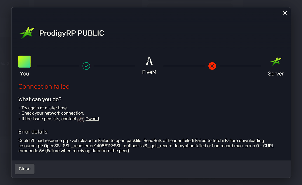 Resources not loading?? What does that mean. First time player - FiveM Client Support - Cfx.re ...