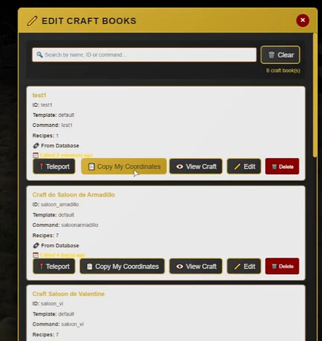 Farpax Craft Book - Advanced Crafting System for RedM/FiveM - RedM ...