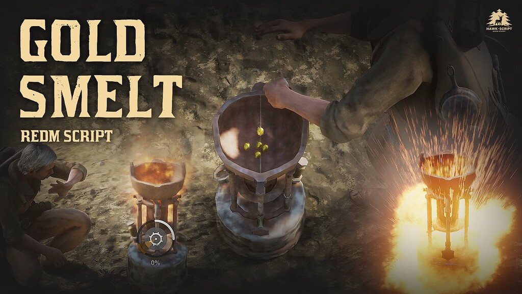[ FREE ] Gold Smelt - RedM Releases - Cfx.re Community
