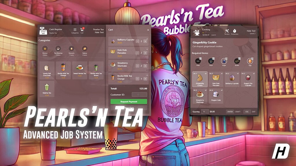 Pearls'n Tea Job System - FiveM Releases - Cfx.re Community