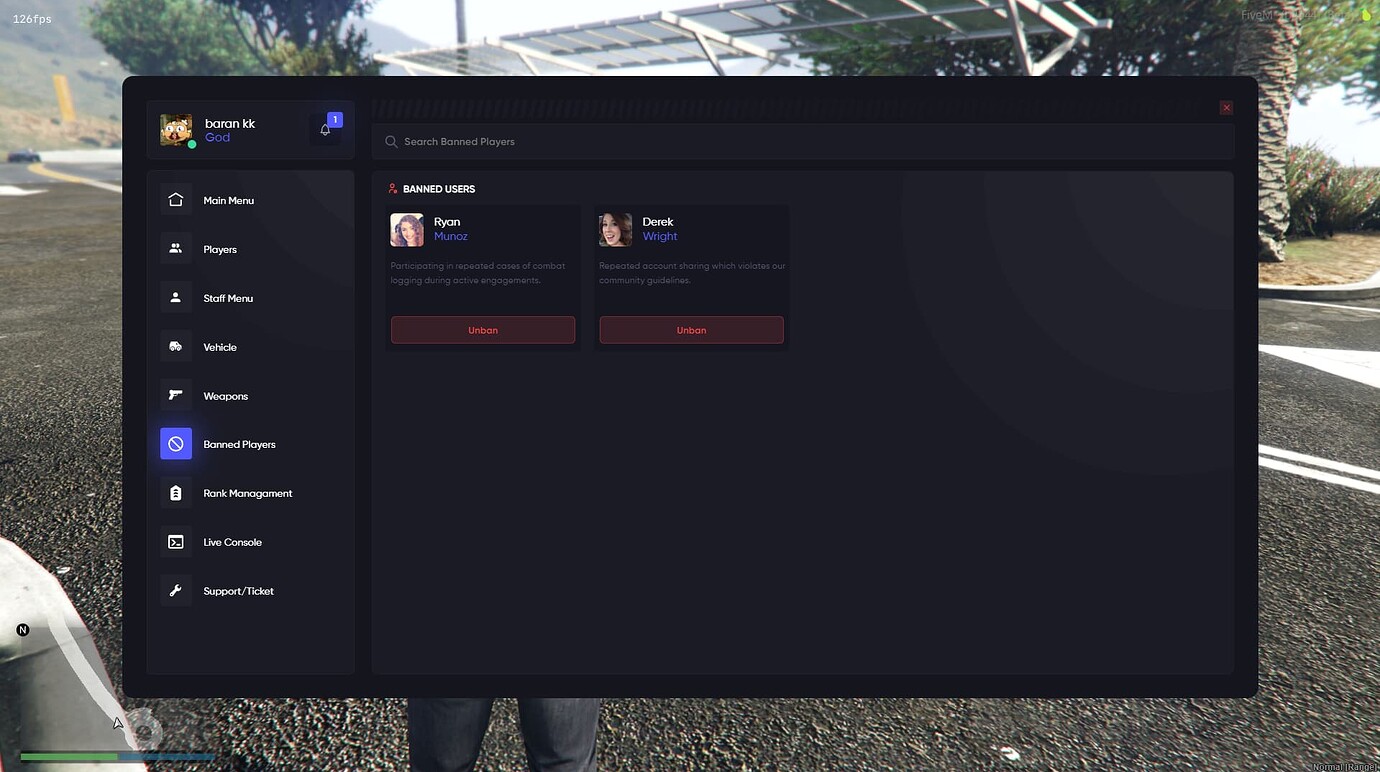 Admin Menu System | STG Scripts [ESX/QBCORE/QBOX] [PAID] - FiveM Releases - Cfx.re Community