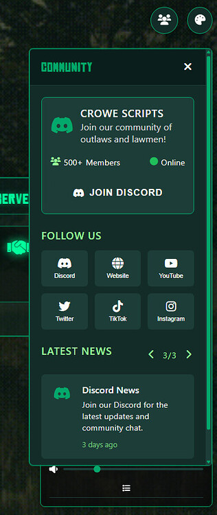 [VORP] Crowe Loading Screen – Optimized Themes, Animated Background ...