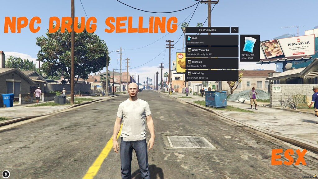 Pl-drugdealer - NPC DRUG SELLING [ESX] [PAID] - FiveM Releases - Cfx.re Community