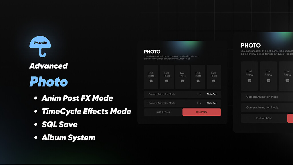 [QB/ESX] Advanced Photo System - FiveM Releases - Cfx.re Community