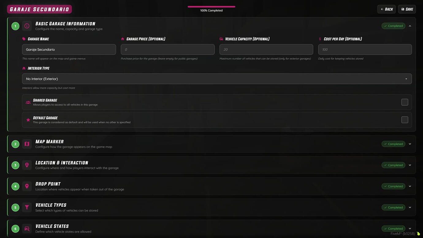 Origen Garages Five M Script Standalone Fivem Releases Cfx Re Community