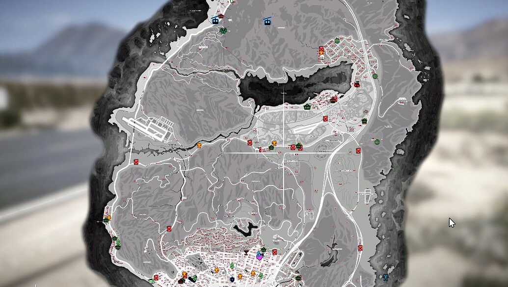 [PAID] [MINIMAP] Postalmap - Black and White with Cayo and Roxwood ...