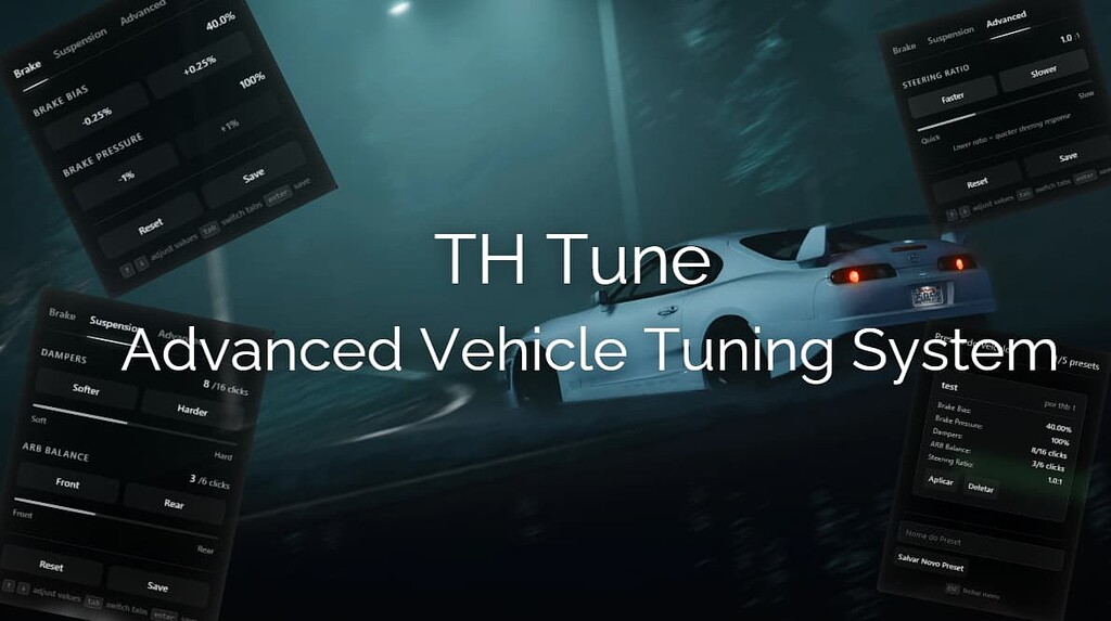 TH Tune - Advanced Vehicle Tuning System for FiveM [Standalone / Qb ...