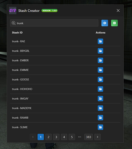 [ESX/QB/QBX] Stash Creator | Stash Viewer | View Stashes in DB in Game ...