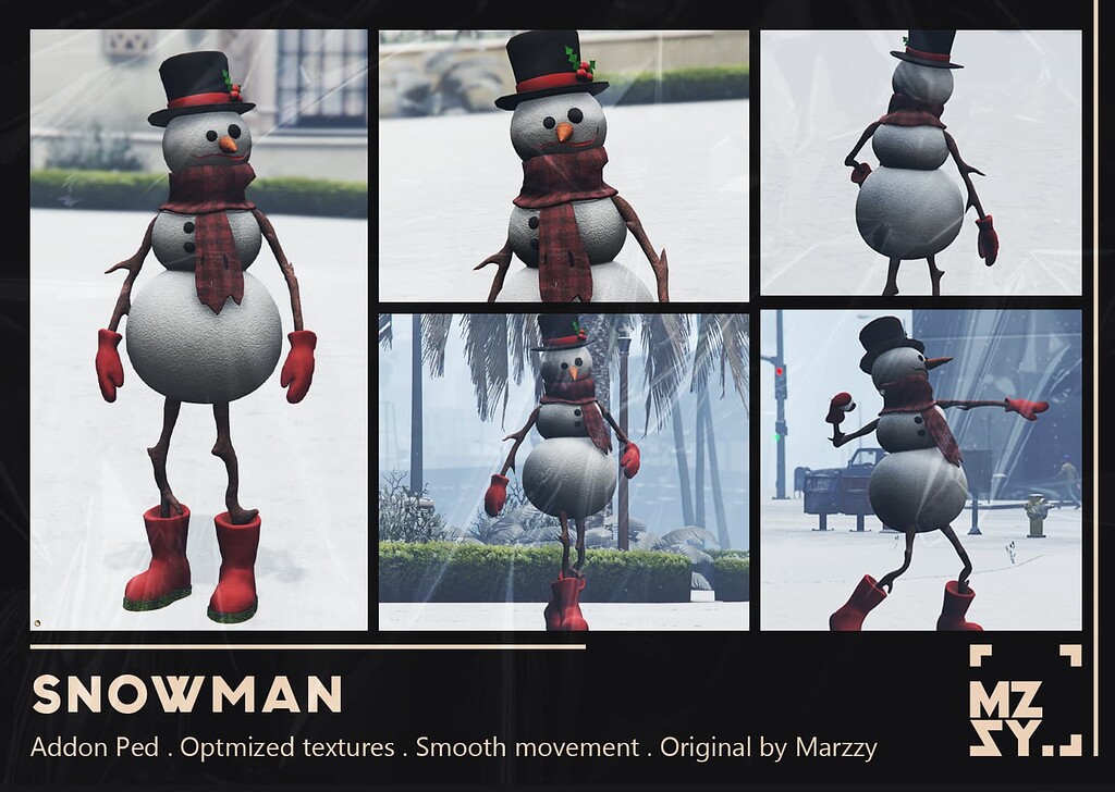 [ADDON PED] Snowman - Xmas Ped - FiveM Releases - Cfx.re Community