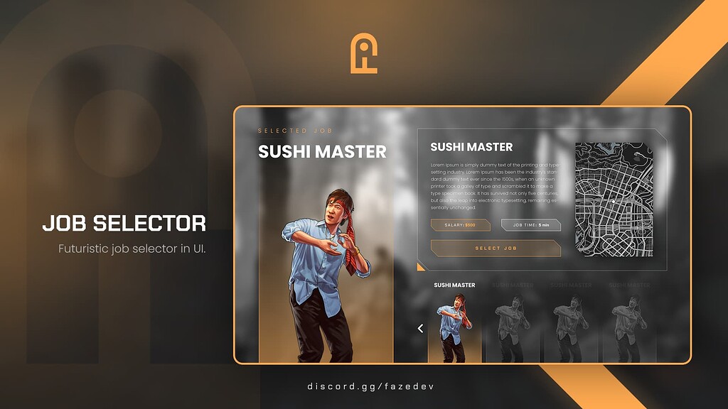 Job Selector ESX & QB | FaZe Development - FiveM Releases - Cfx.re Community