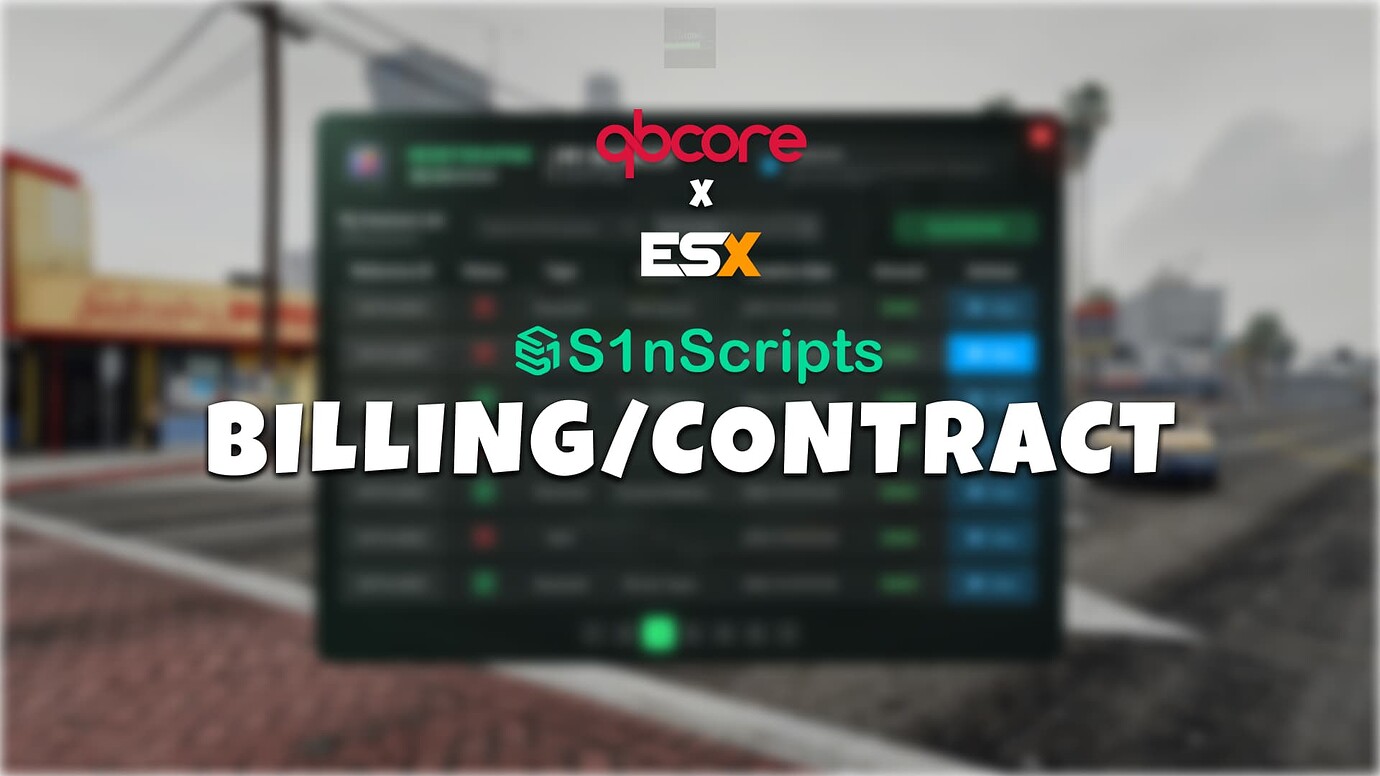 [ESX | QBCore] Billing/Contract (Company/Personal invoices, contracts ...