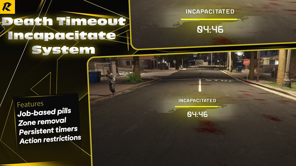 Death Timeout / Incapacitation [ESX, QBCORE, QBOX] - FiveM Releases ...
