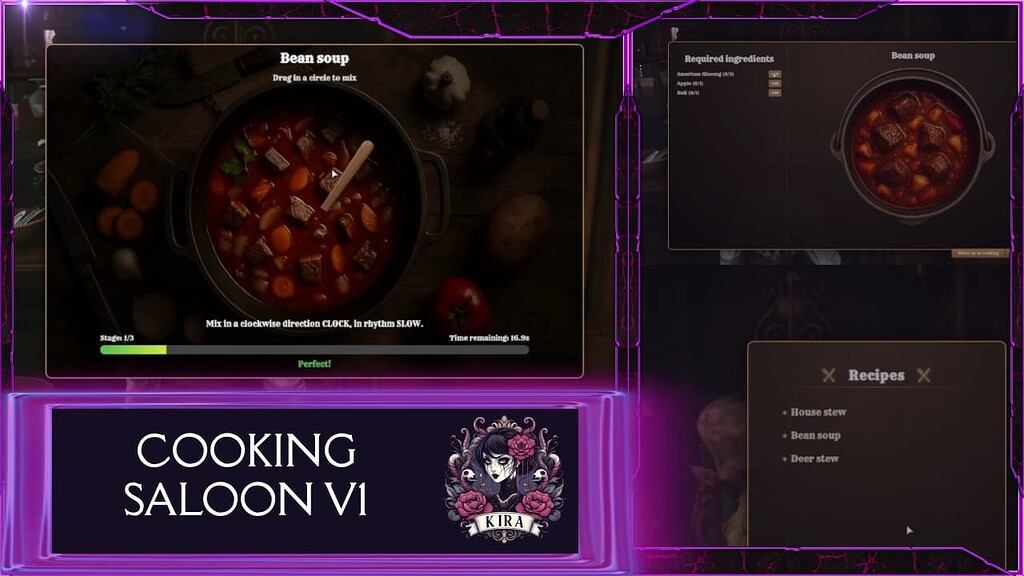 [PAID] Cooking Saloon V1 (VORP/RSG) - RedM Releases - Cfx.re Community