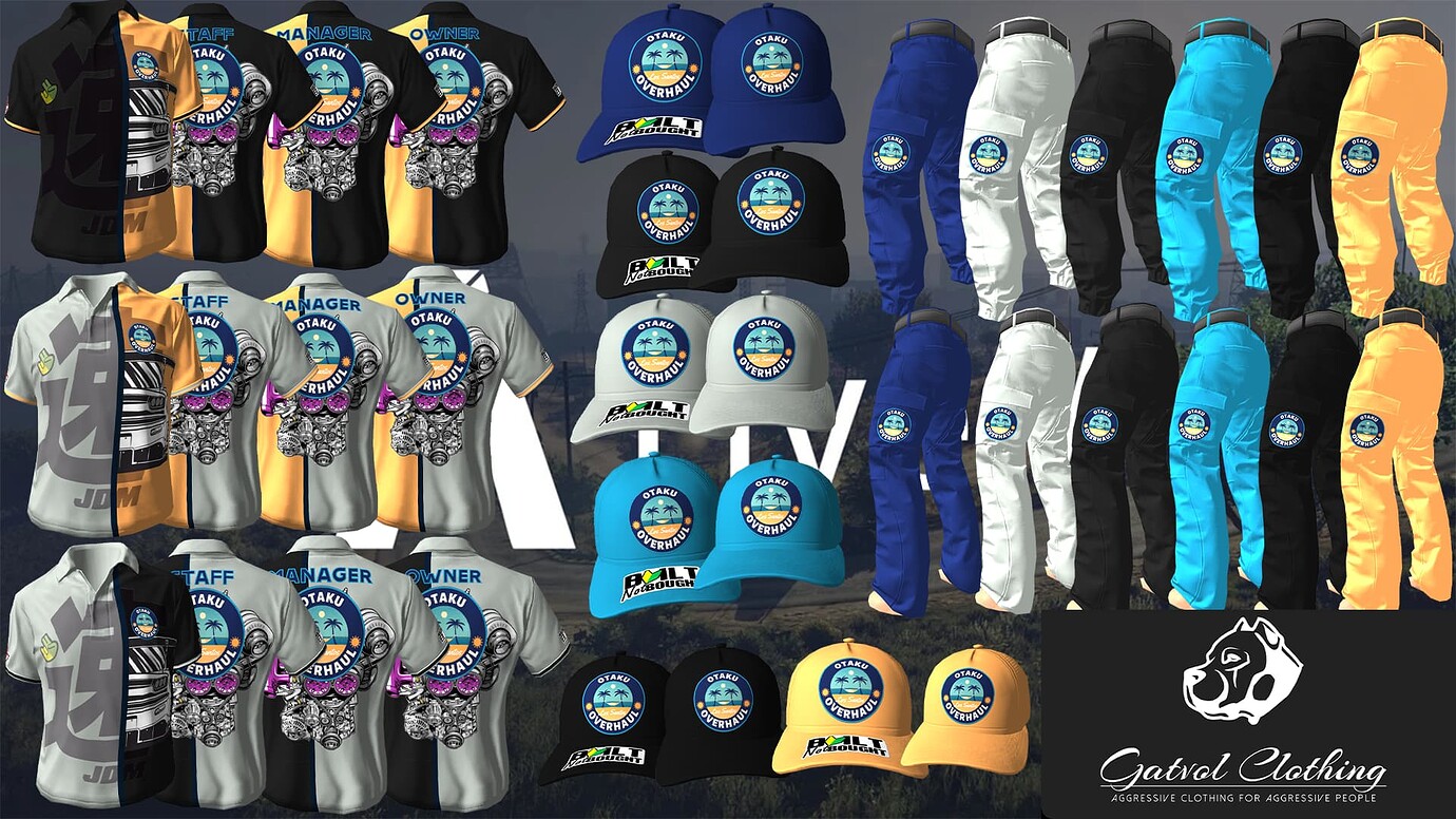 Otaku Overhaul [Orange] Uniforms for male and female [On Sale] - FiveM ...