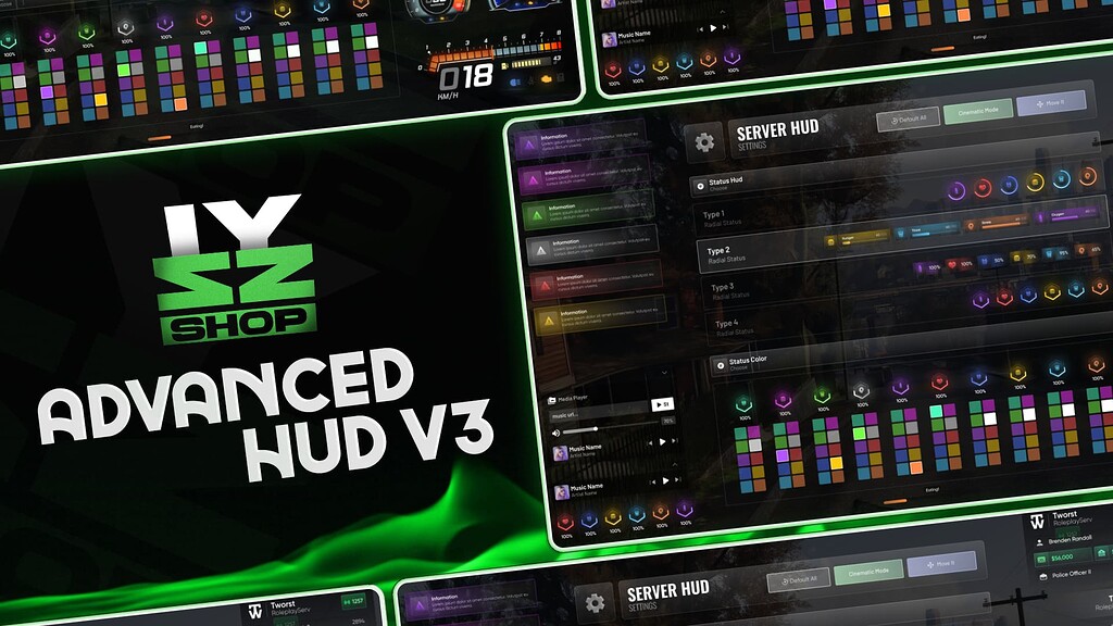 Advanced HUD [ESX / QB] - FiveM Releases - Cfx.re Community