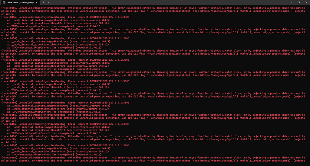 (node:8456) Unhandled Promise Rejection Warning - Server Discussion ... (node:8456) Unhandled Promise Rejection Warning - Server Discussion ...