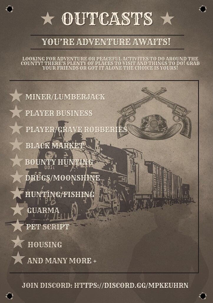 The Outcasts RP - Server Bazaar - Cfx.re Community