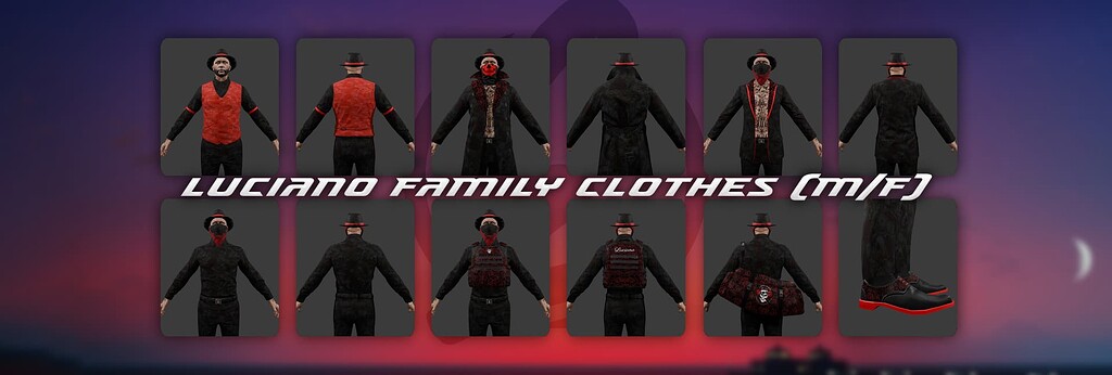 [PAID] Luciano Family Clothes ( Male & Female ) - FiveM Releases - Cfx ...