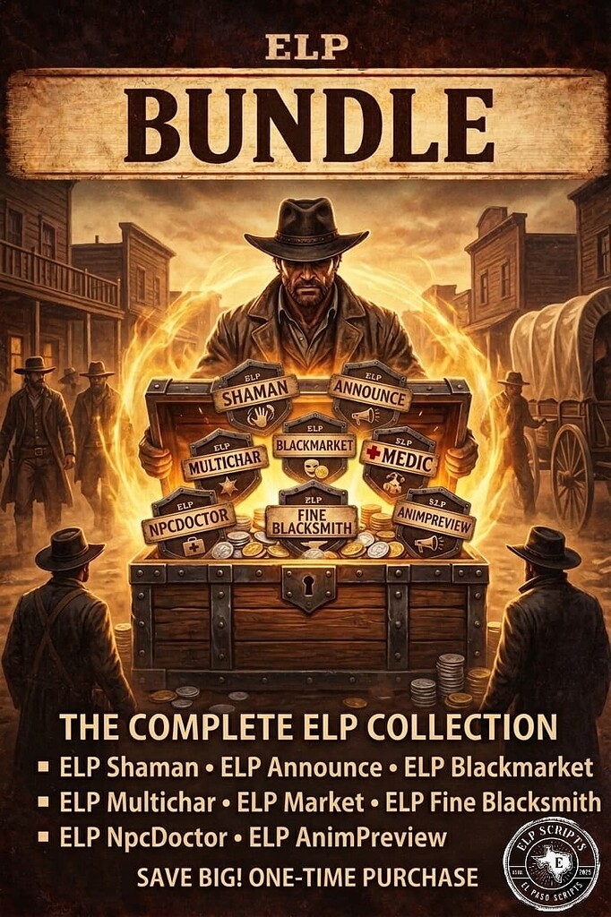 ELP Ultimate Server Bundle - RedM Releases - Cfx.re Community
