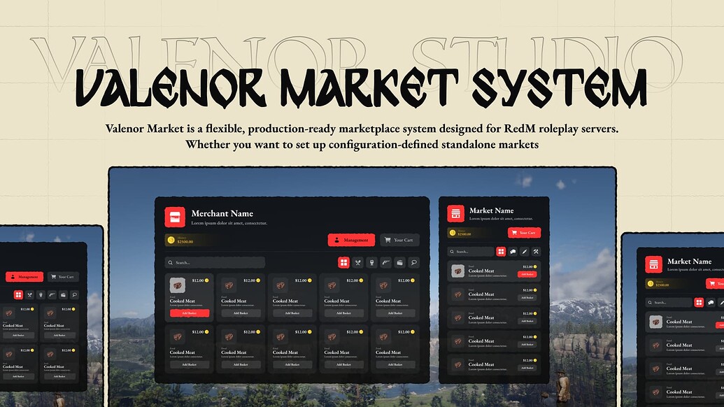 V-Market | Most Advanced Market System (With Custom Saloon & Gunsmith ...