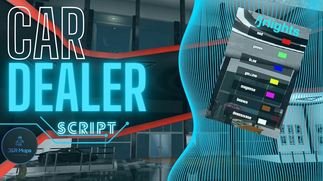 [ESX/QB] JR LED SCRIPT CARDEALER - FiveM Releases - Cfx.re Community