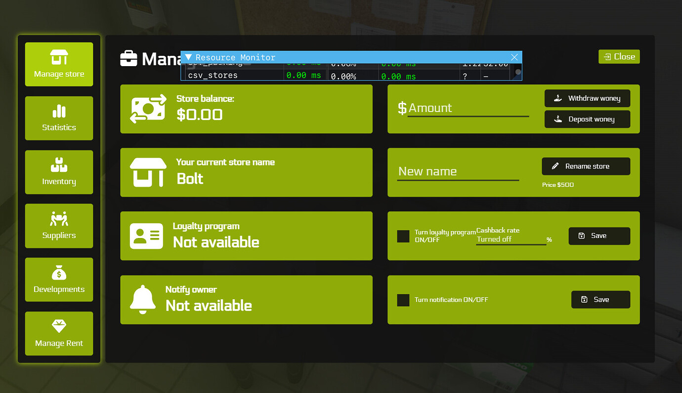 Ownable and Customizable Stores - FiveM Releases - Cfx.re Community