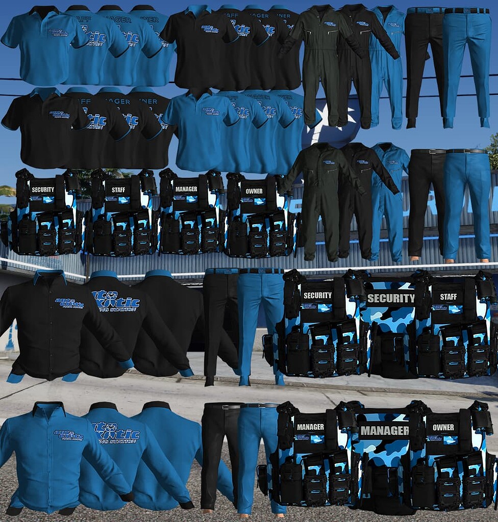 Auto Exotics Working Bundle for Male and Female [Lore Friendly] [On Sale] - FiveM Releases - Cfx ...