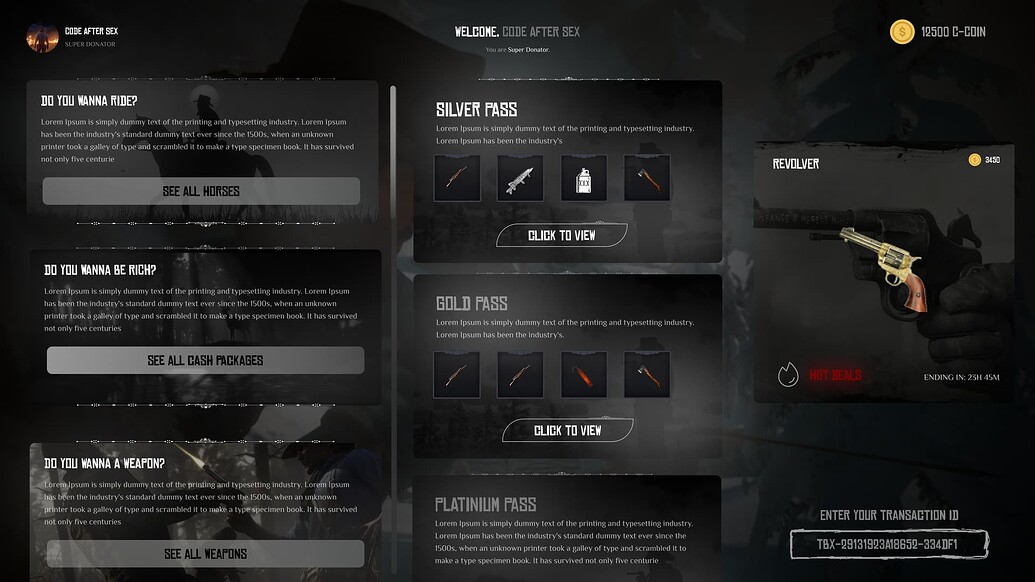 Code After S*x | Tebex Shop & VIP Shop | Real Money [Updated] - RedM Releases - Cfx.re Community