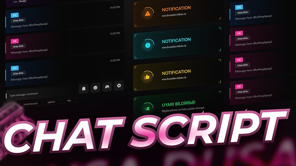 Chat Theme | UI Based Me Do, Dice & Rock Paper Scissors, 9 Different ...