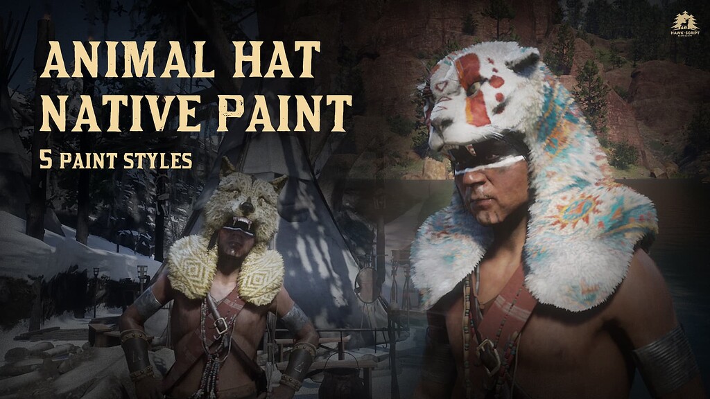 Animal Hat Native Paint - RedM Releases - Cfx.re Community