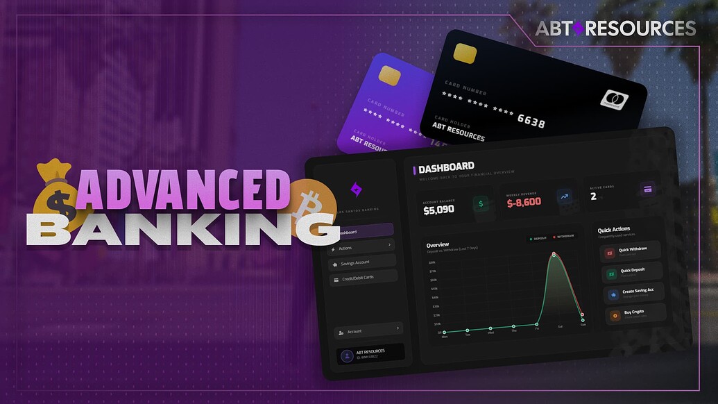 [PAID][ESX][QB] ABT Banking - Advanced FiveM Banking System - FiveM Search